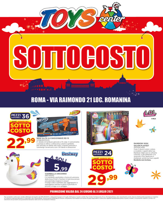 TOYSCENTER - VOLANTINO_ROMA ROMANINA - Pagina 1